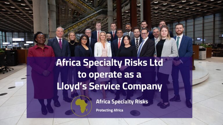 Africa Specialty Risks Ltd to operate as a Lloyd’s service company on ...